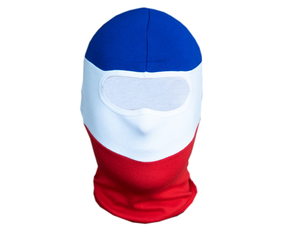 Blau Wei Rot Sturmhaube